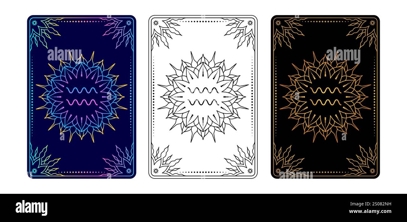 Gold astrology card zodiac Cut Out Stock Images & Pictures - Alamy