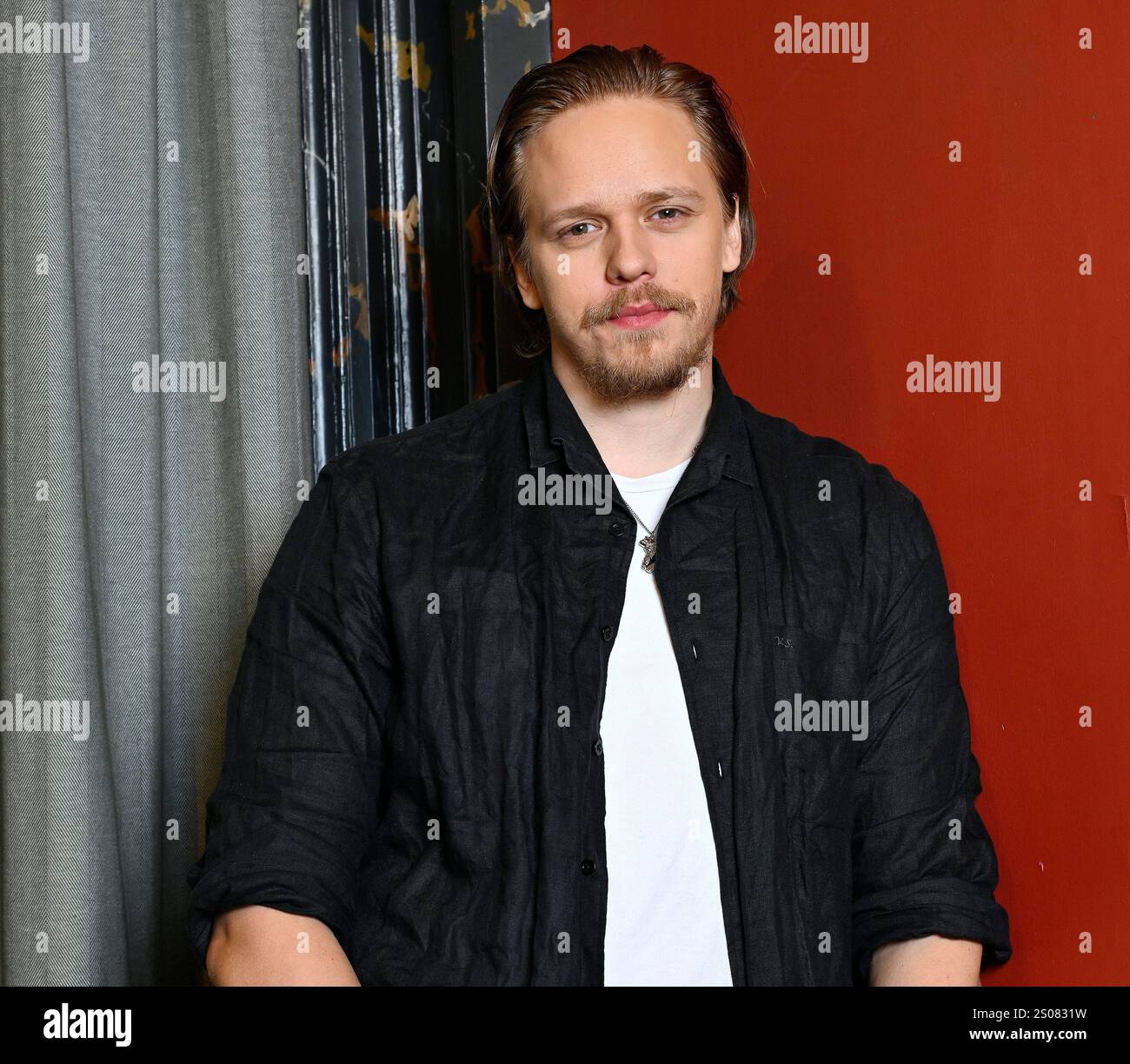 Swedish actor Valter Skarsgård participates in a Swedish tv-showThe ...