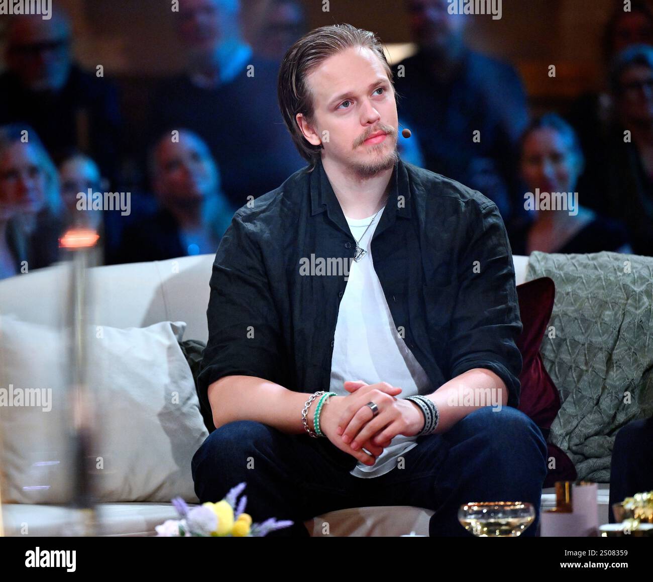 Swedish actor Valter Skarsgård participates in a Swedish tv-showThe ...