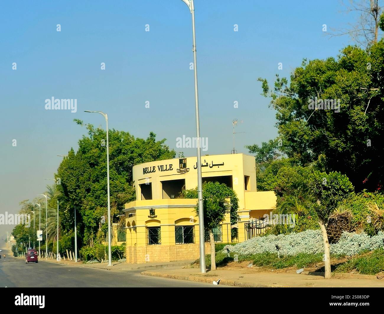 Giza, Egypt, November 22 2024: Belle Ville compound in Sheikh Zayed ...