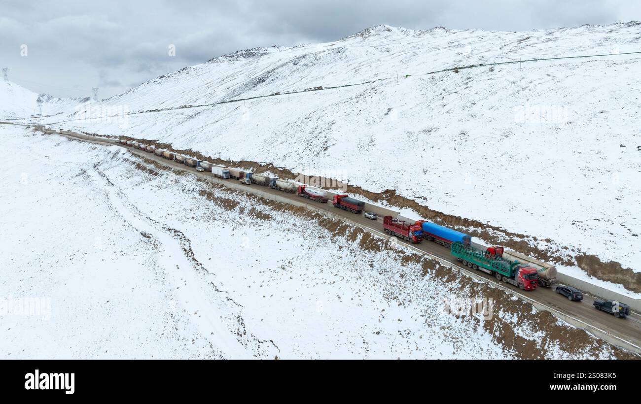 Beijing, China. 6th Nov, 2024. An aerial drone photo taken on Nov. 6 ...