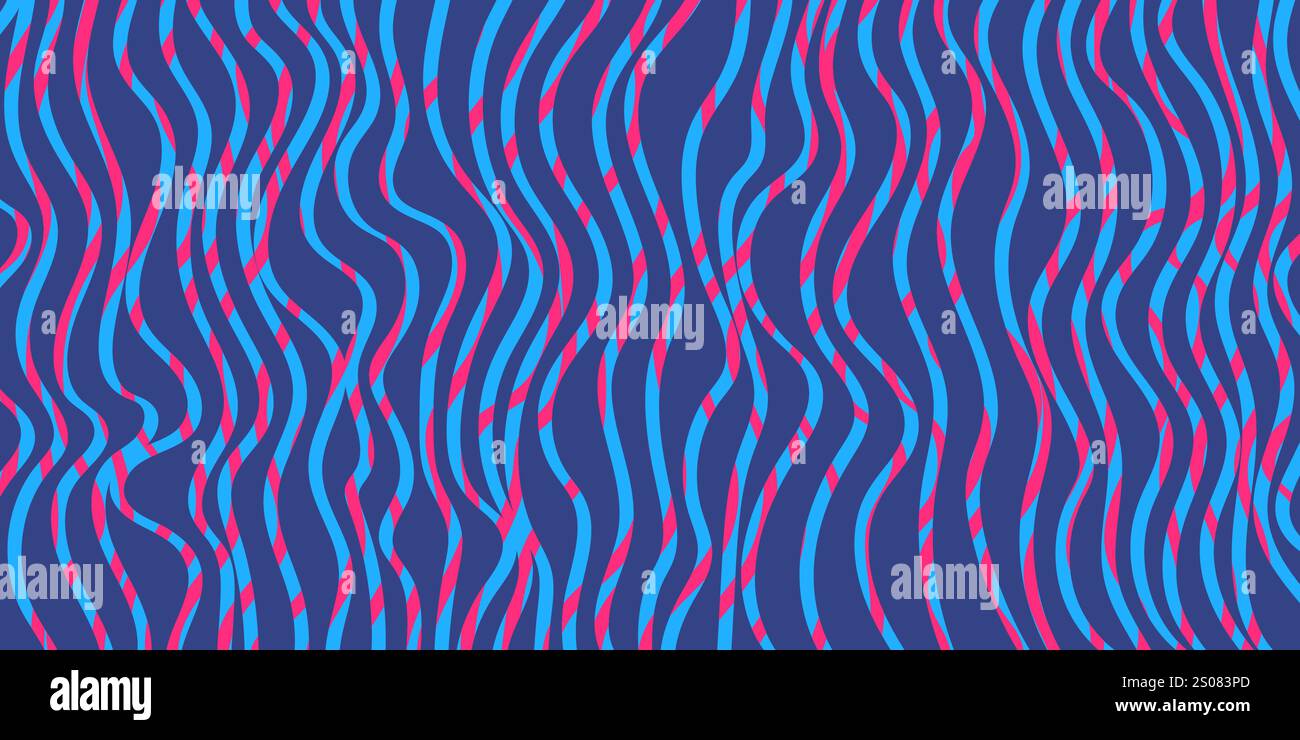 Red and Blue Retro Style Wallpaper, Geometric Background Design with ...