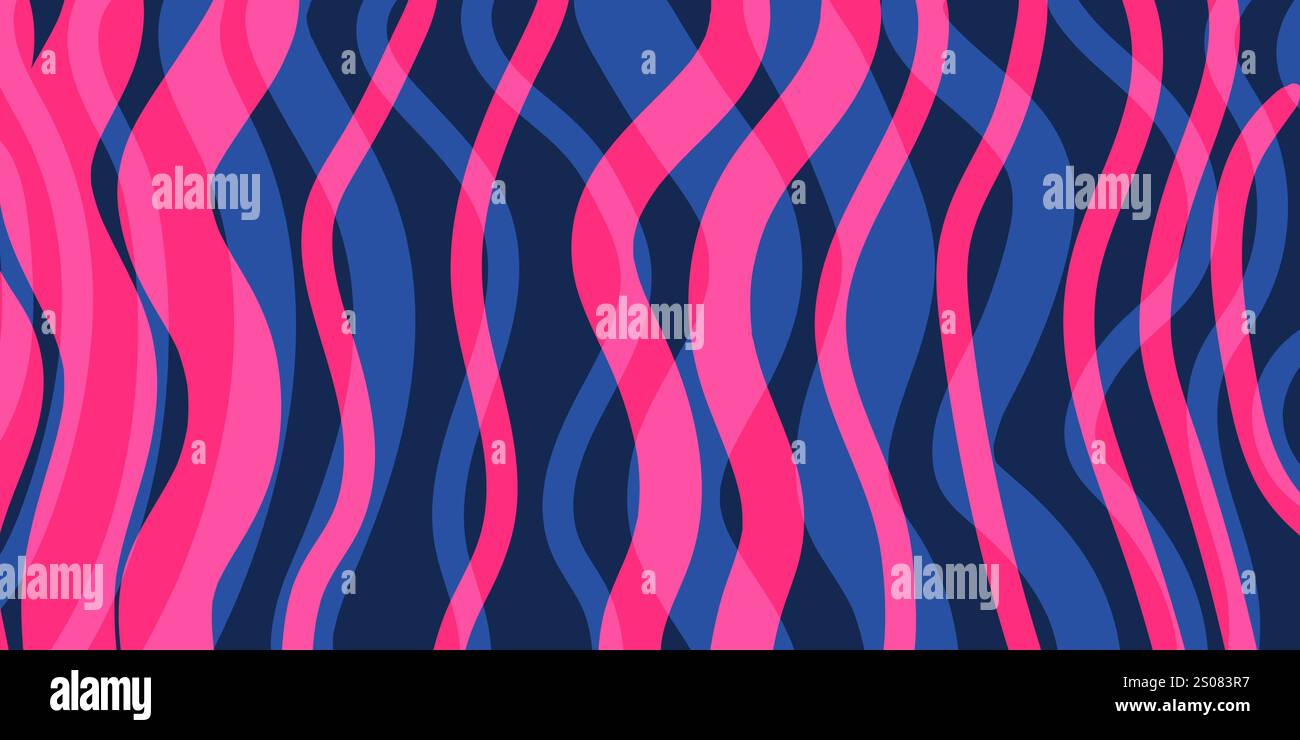 Red and Blue Retro Style Wallpaper, Geometric Background Design with ...