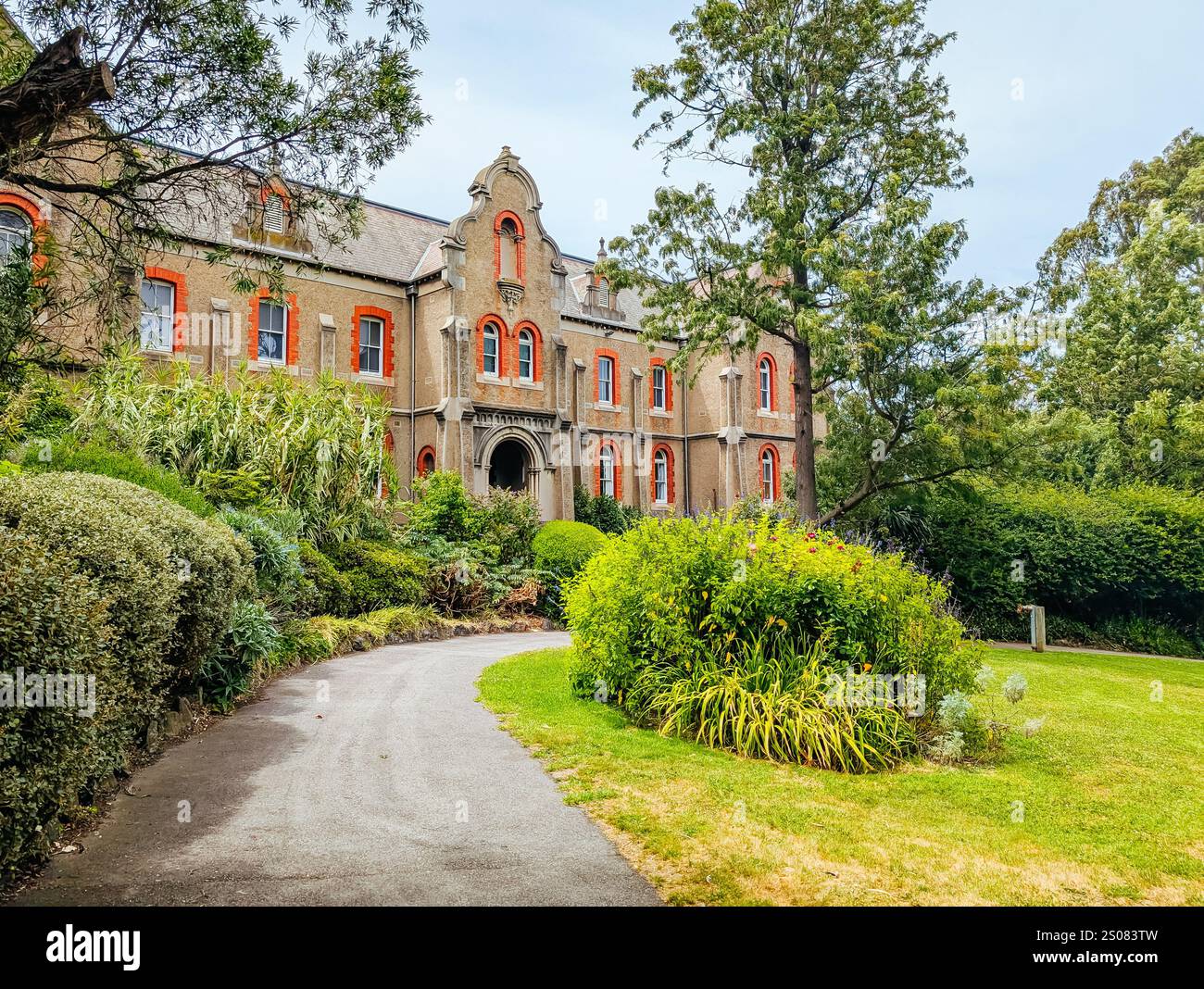 MELBOURNE, AUSTRALIA - DECEMBER 26 2024: Abbotsford Convent on a hot summer's day in Melbourne ...