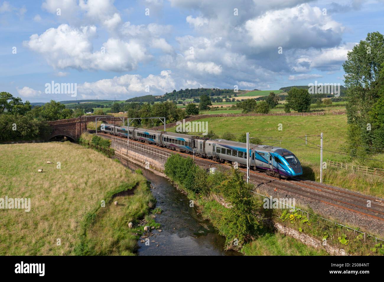 Transpennine Express CAF class 397 Nova 2 electric train on the west ...