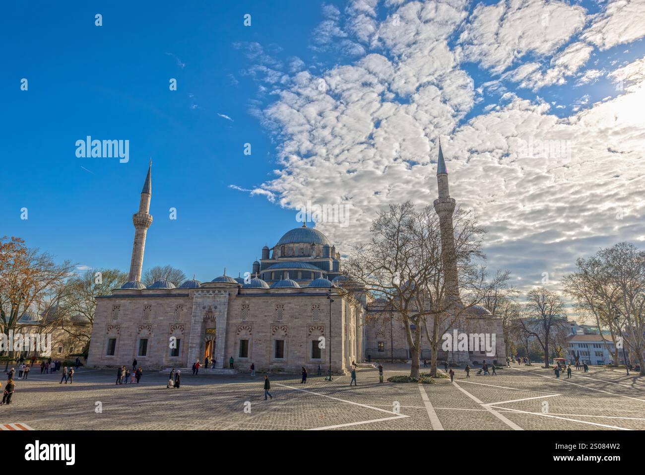 Beyazit Mosque - 16th century Ottoman imperial mosque as seen from the ...