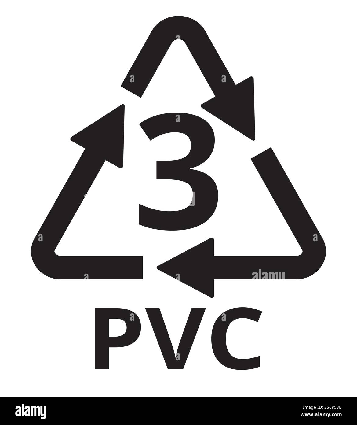 PVC icon, Packaging Symbol piktogram Stock Vector Image & Art - Alamy