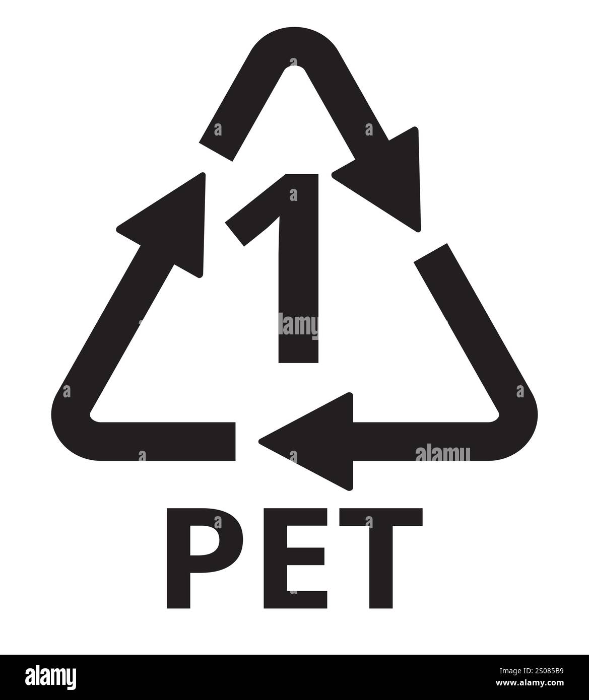 PET icon, Packaging Symbol piktogram Stock Vector Image & Art - Alamy