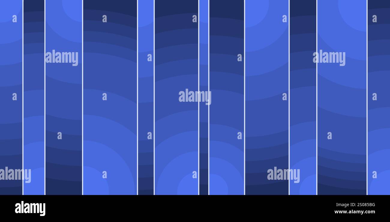 Blue Color Spectrum Stripes: An abstract composition of thick vertical ...