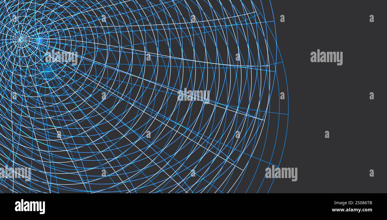 Spiral Network Grid: Convergence of Lines and Light. A Complex ...