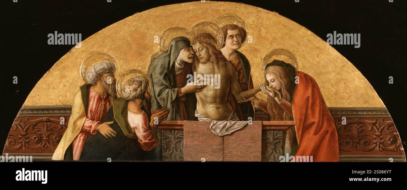 Pietà, Detroit Carlo Crivelli - The Porto San Giorgio Altarpiece or Porto San Giorgio Polytpych ...