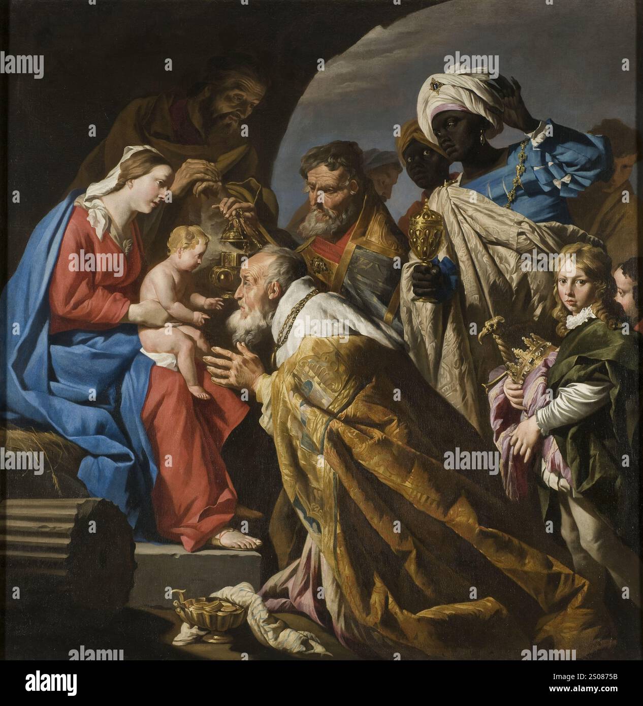 Matthias Stom The Adoration of the Magi Stock Photo - Alamy