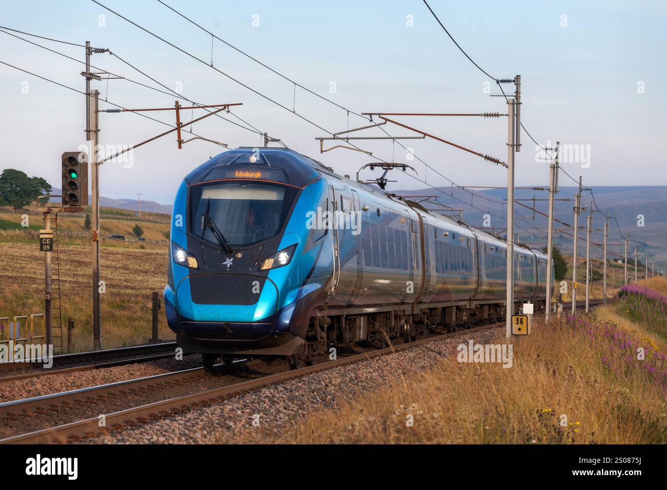 First Transpennine Express CAF class 397 electric high speed train ...