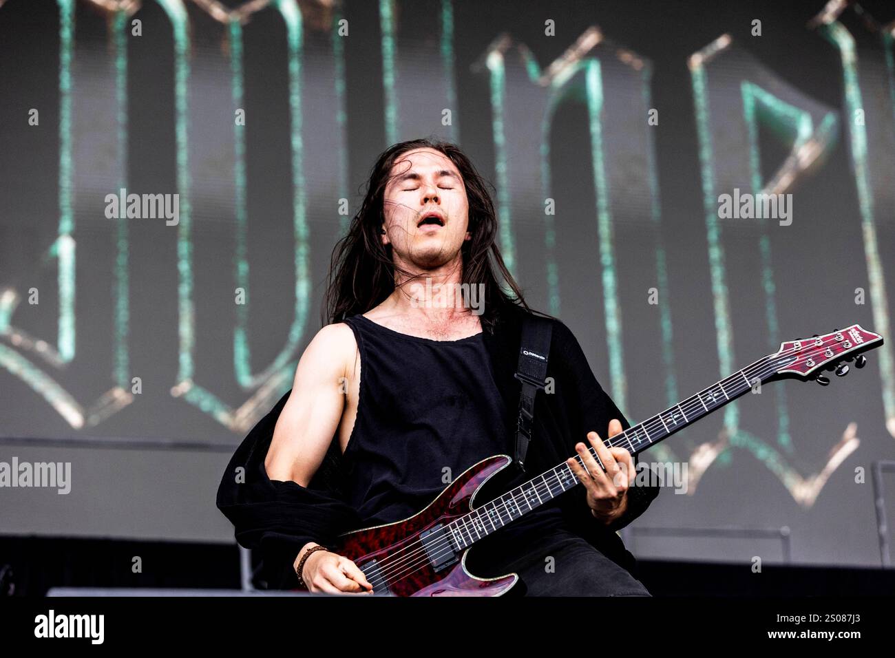 Milan, Italy. 07th July, 2024. Harald Barrett of Imminence performs at ...