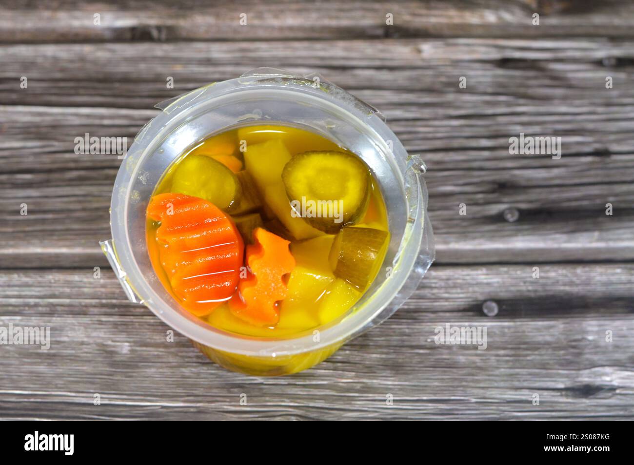Arabian pickles, marinated preserved pickled vegetables of chili ...