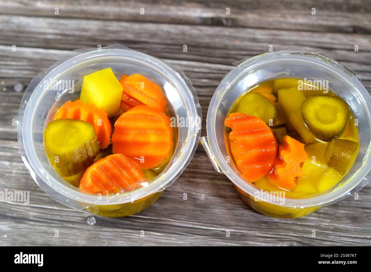 Arabian pickles, marinated preserved pickled vegetables of chili ...