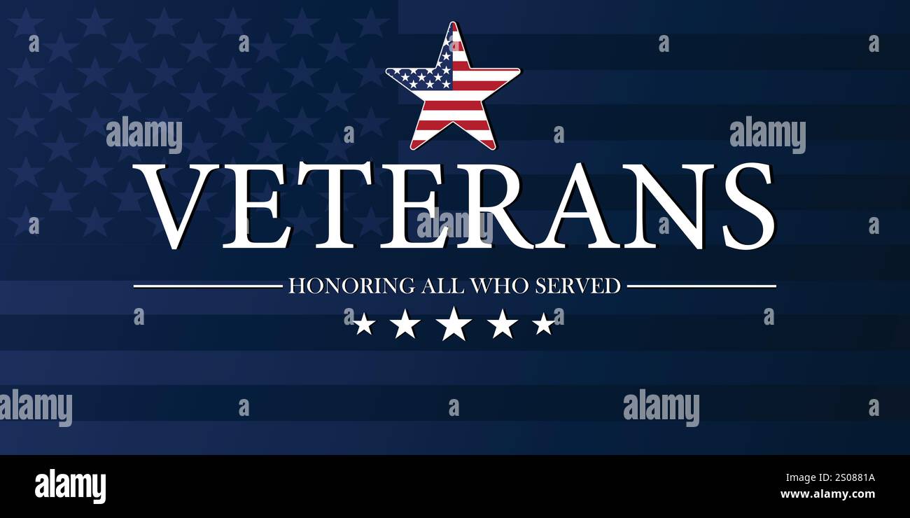 Veterans Day USA. Holiday concept. Template for background, banner ...