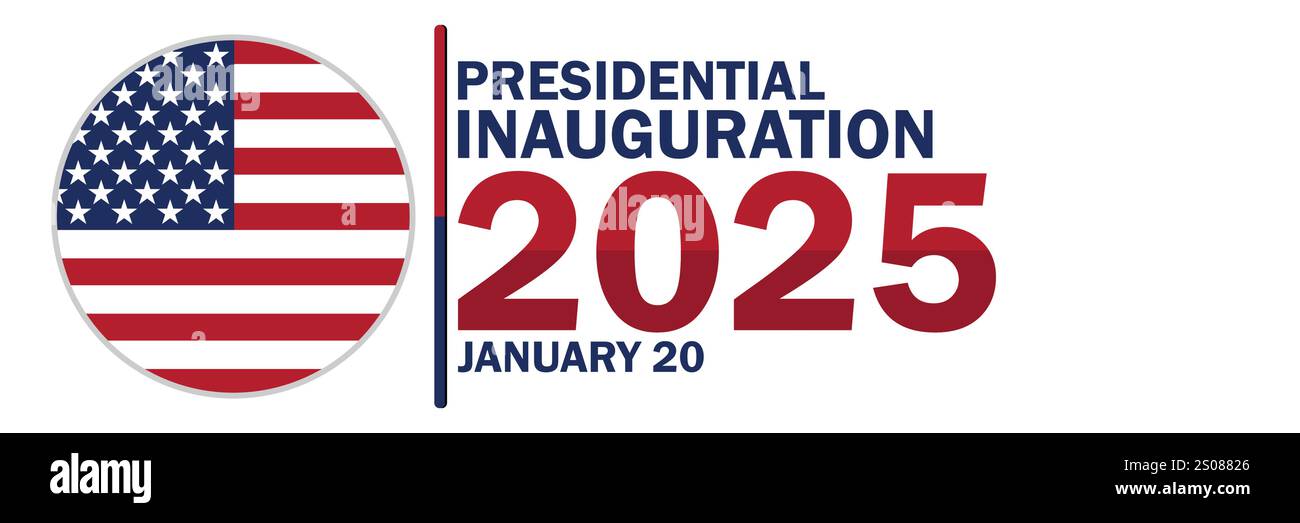 2025 US Presidential Inauguration. January 20. Suitable for greeting ...