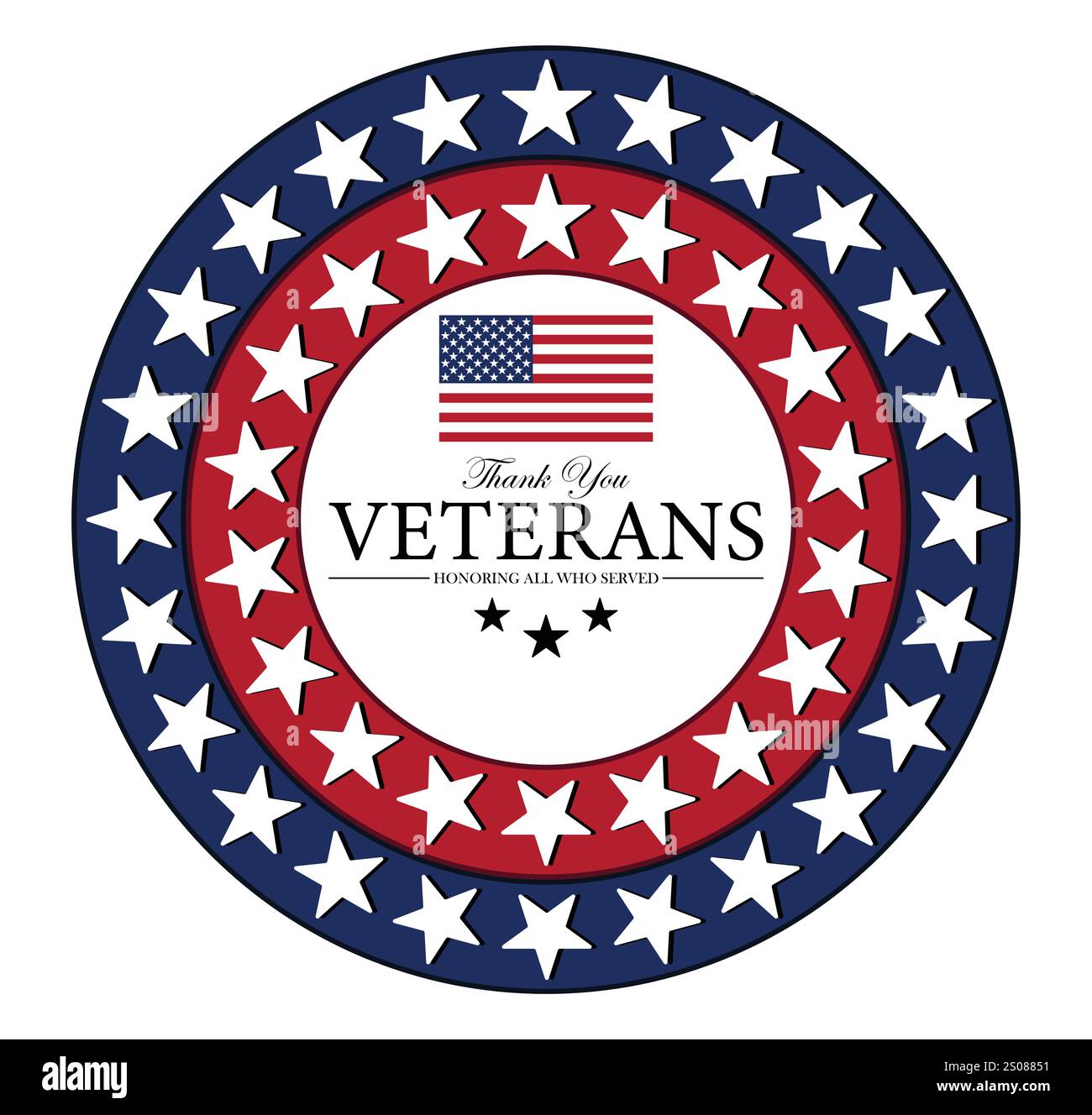 Thank You Veterans USA. Holiday concept. Template for background ...
