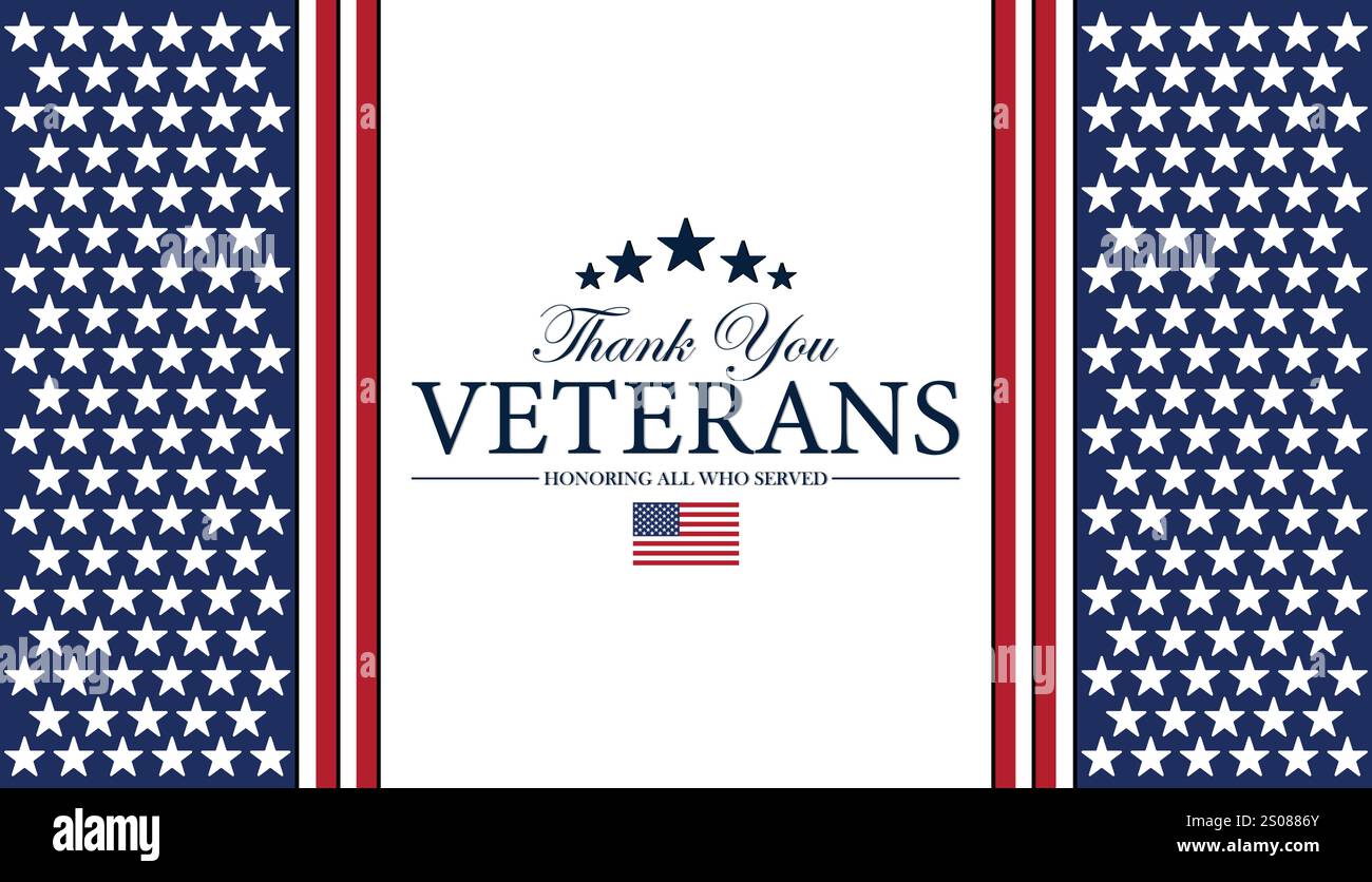 Veterans day USA, Thank You banner Stock Vector Image & Art - Alamy
