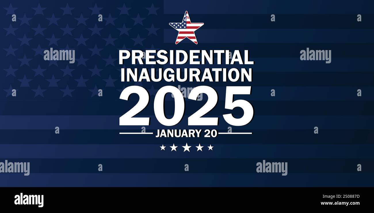 2025 US Presidential Inauguration background Stock Vector Image & Art ...