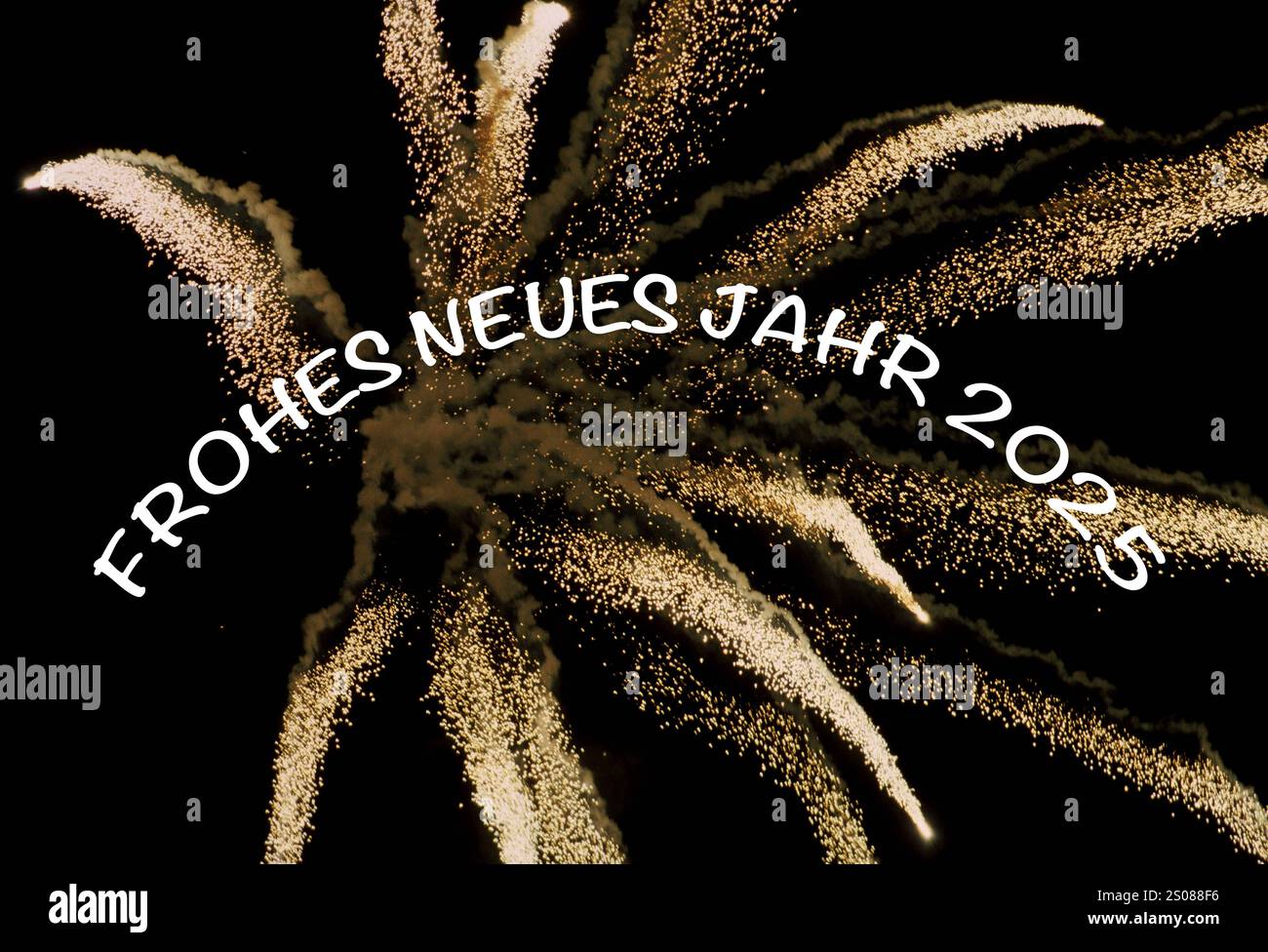 Foto zu Silvester und Neujahr 2024/2025 als guten Wuensch fuer das Jahr ...