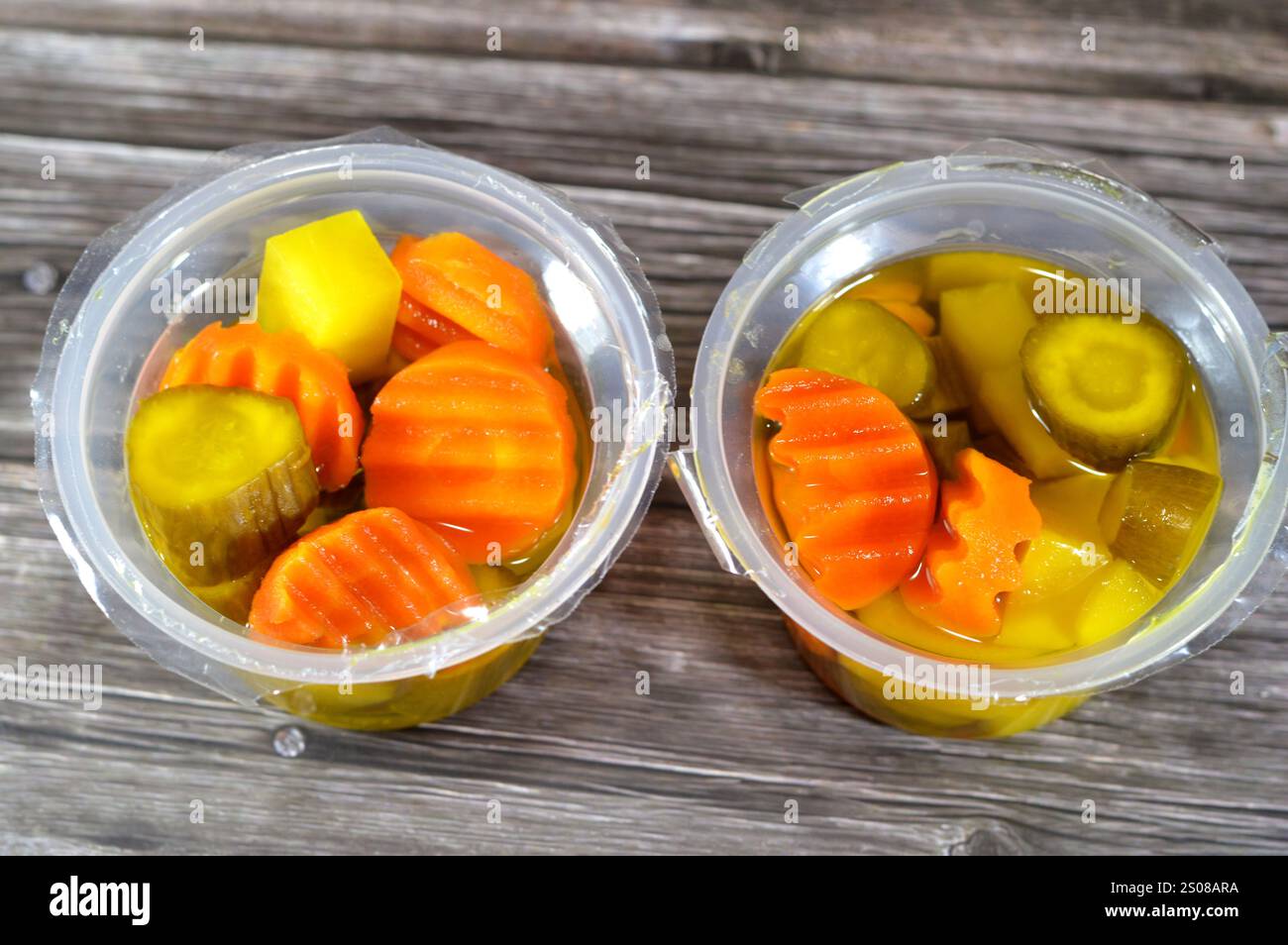 Arabian pickles, marinated preserved pickled vegetables of chili ...