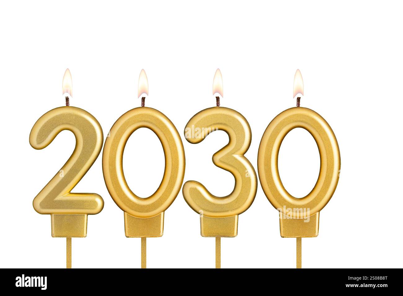 Candles number 2030 for happy new year - New Year's Eve Celebration ...