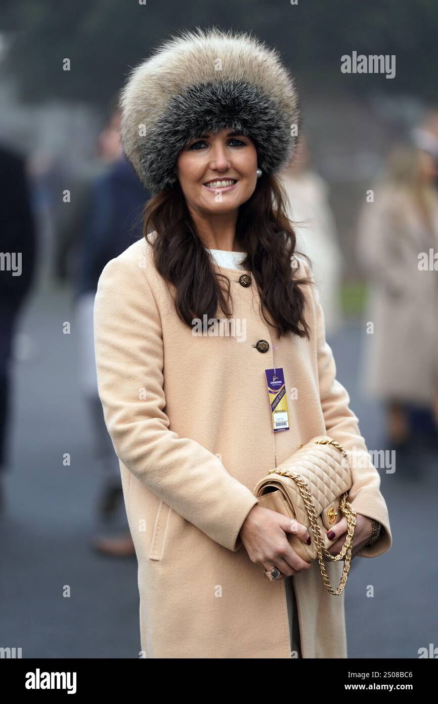 Racegoer, Marie Louise Heavey, ahead of the racing on day one of the ...