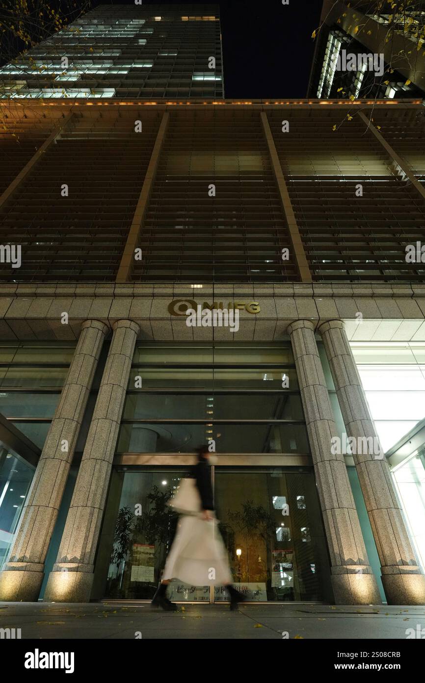 A photo shows a building that contains the MUFG Bank, Ltd. of ...