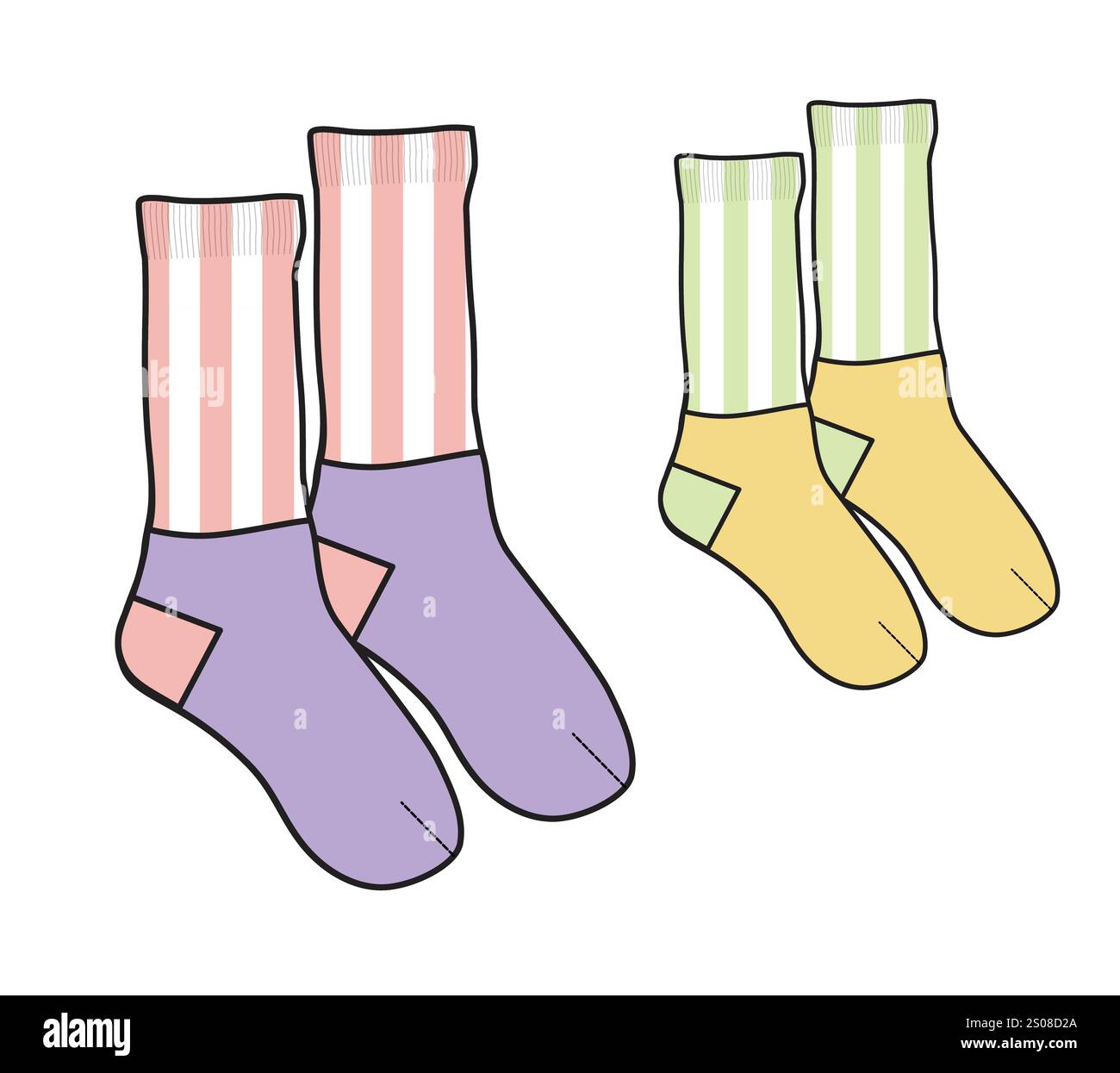Sports socks clipart hi-res stock photography and images - Alamy