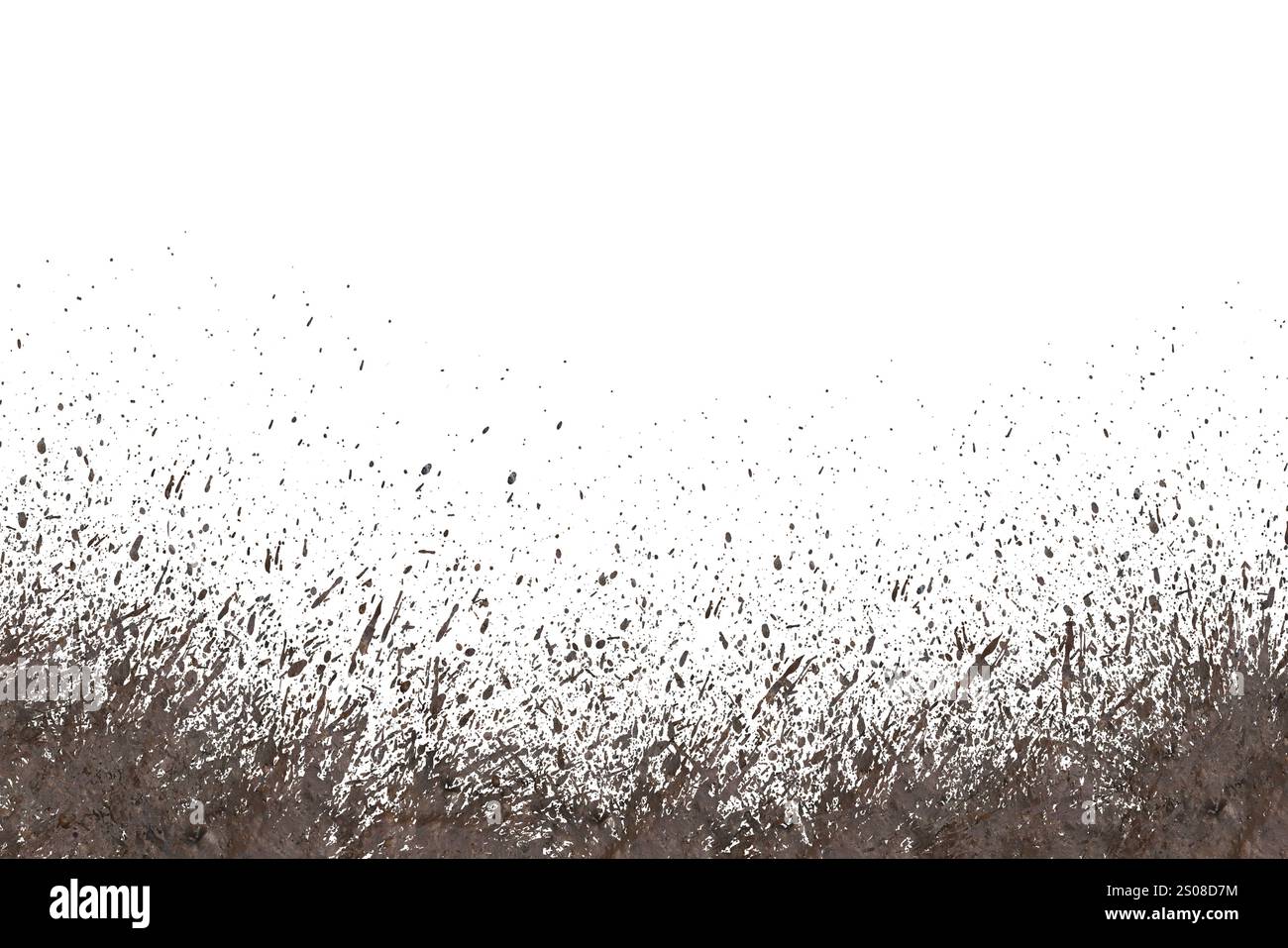 mud splash isolated on white background Stock Photo - Alamy