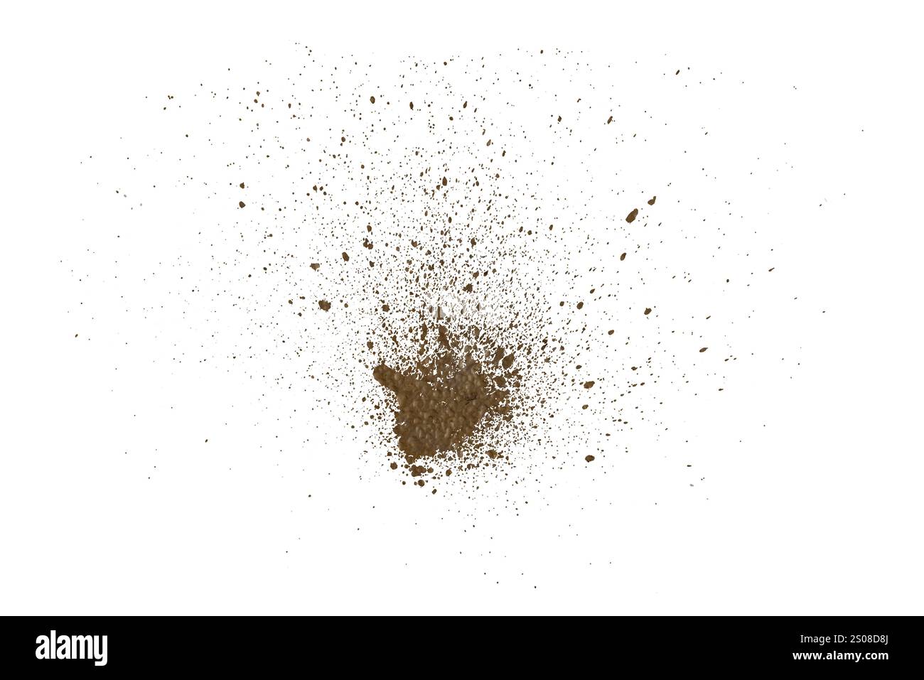 mud splash isolated on white background Stock Photo - Alamy