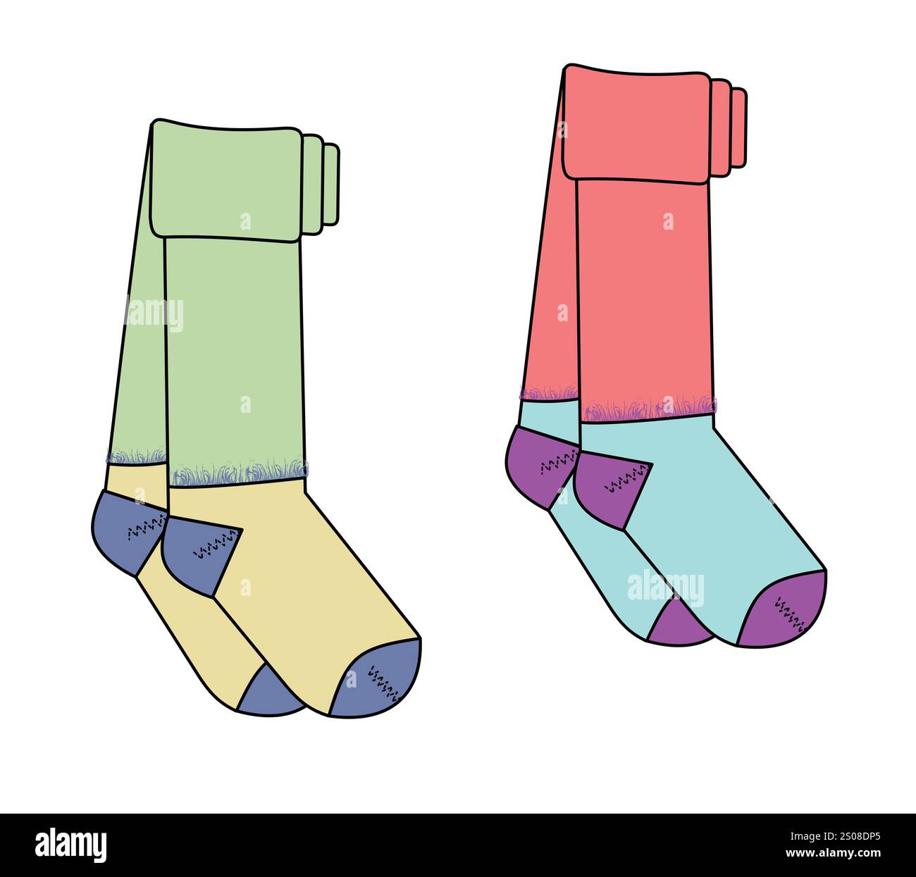Tights toe socks design hi-res stock photography and images - Alamy