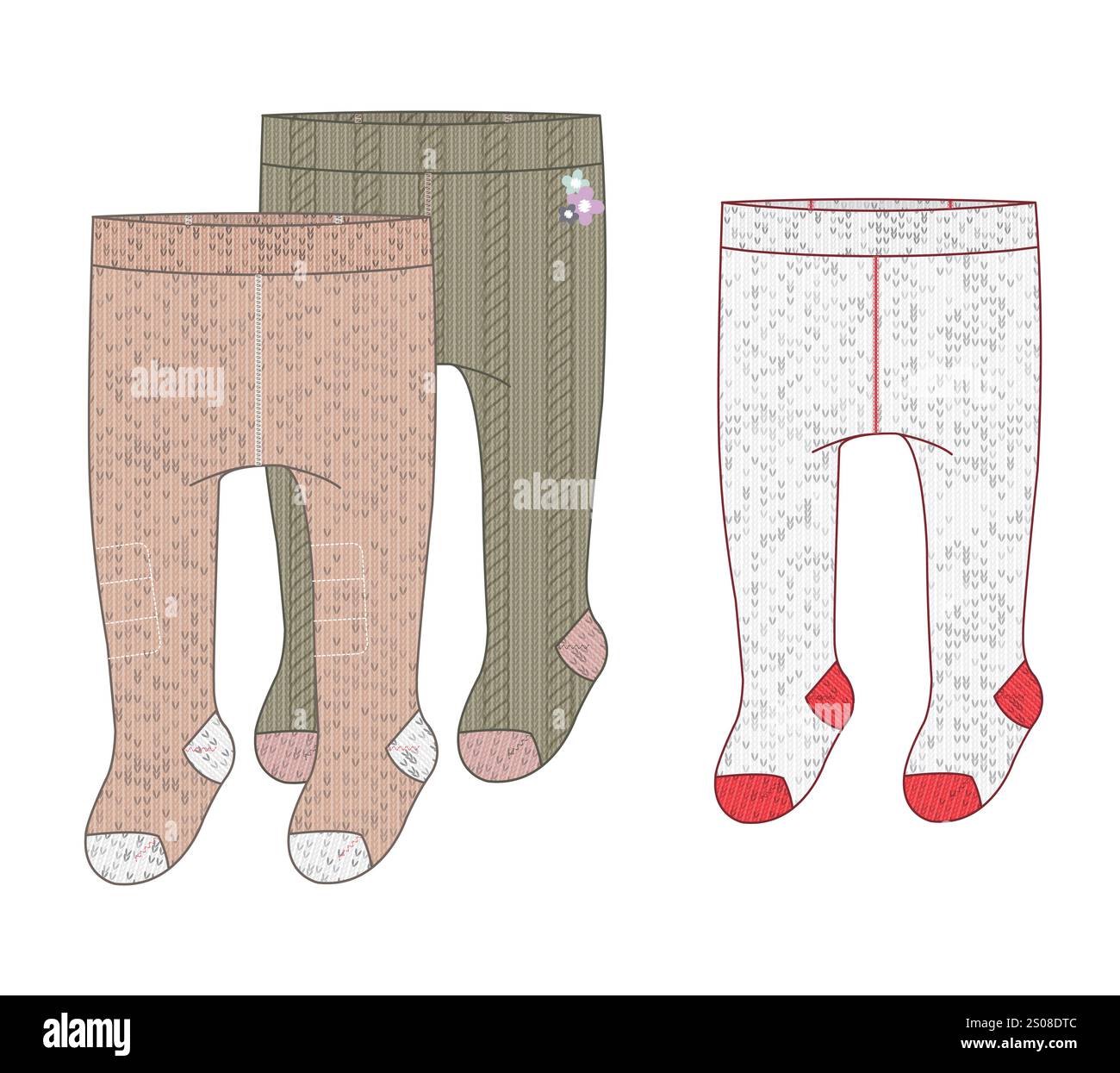 Knitted tights mockup hi-res stock photography and images - Alamy
