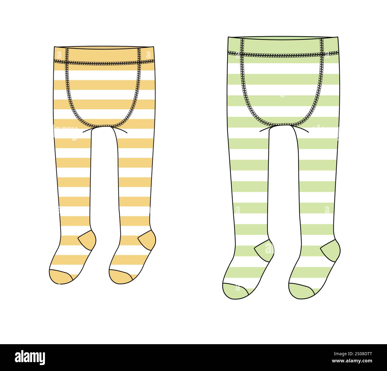 Girls stripe tights mockup hi-res stock photography and images - Alamy