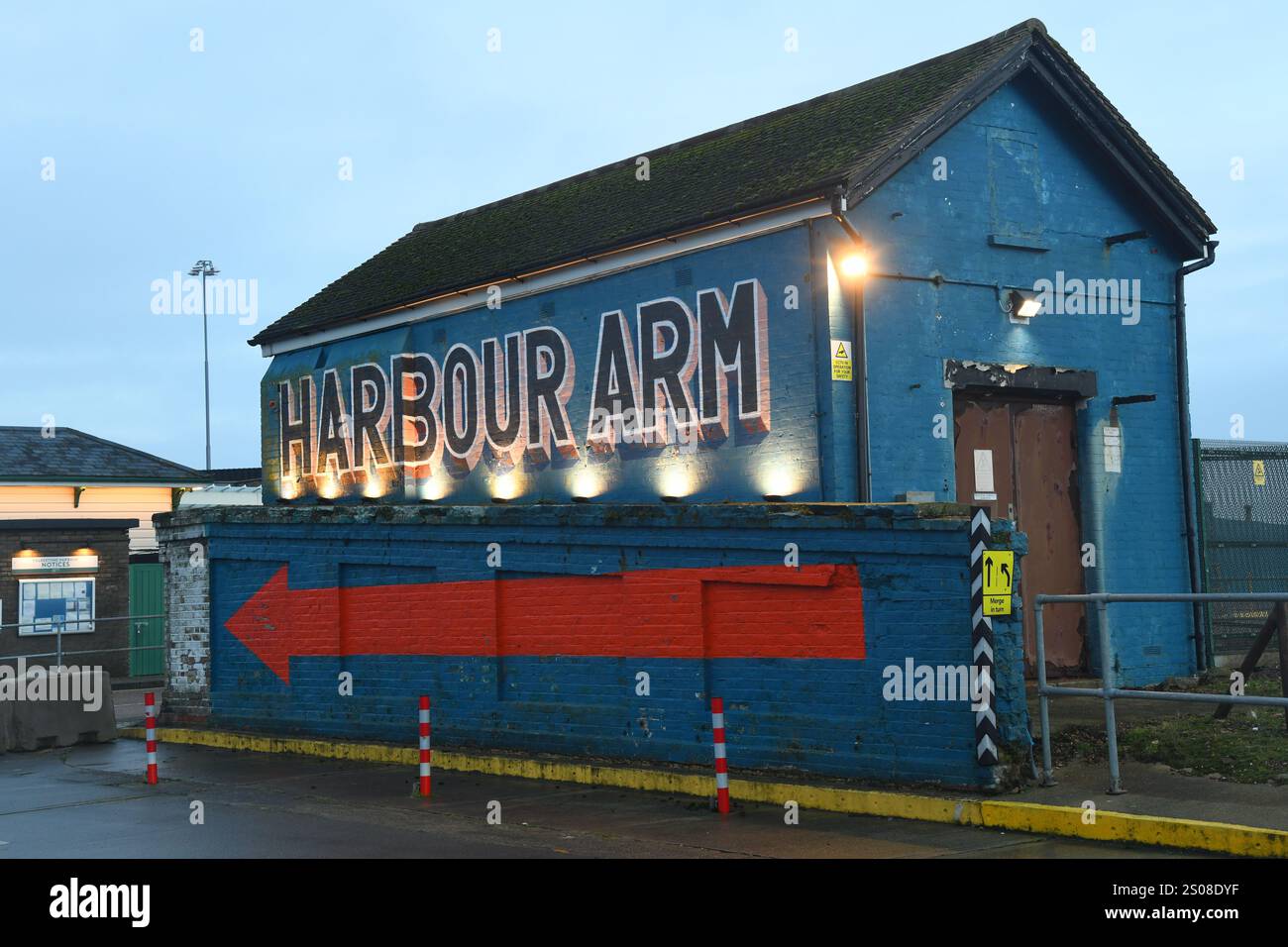 Folkestone harbour arm Stock Photo - Alamy