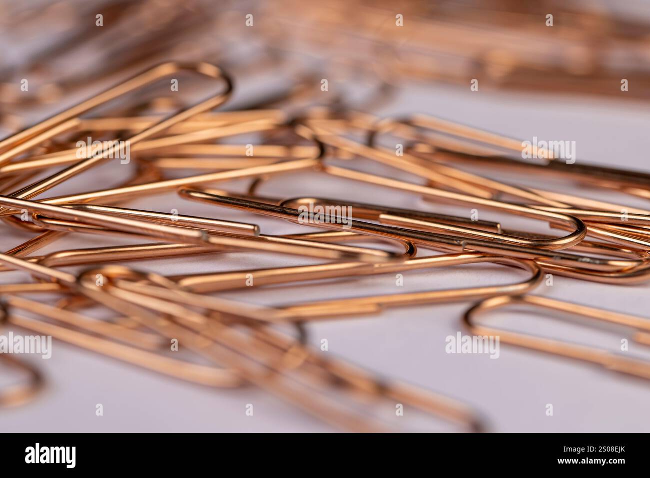 paper clips made of metal for the systematization of documents and ...