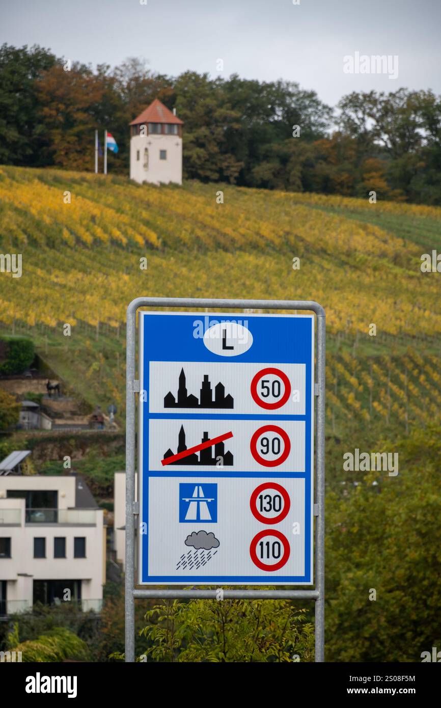 Transport infrastructure in Europe, road signs, directions, country ...
