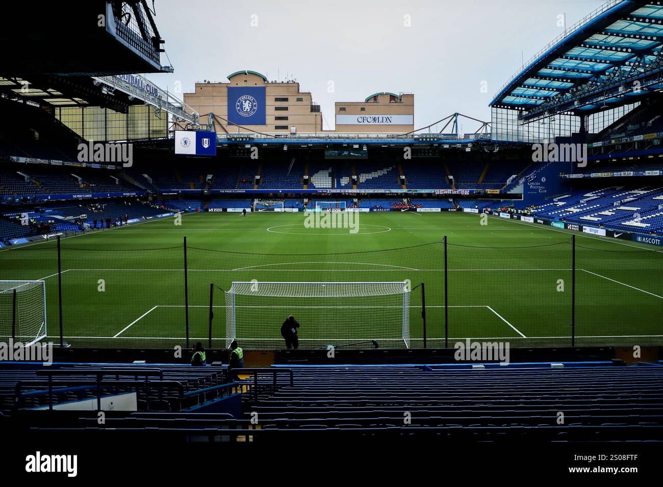 A general view of Stamford Bridge prior to the Premier League match ...