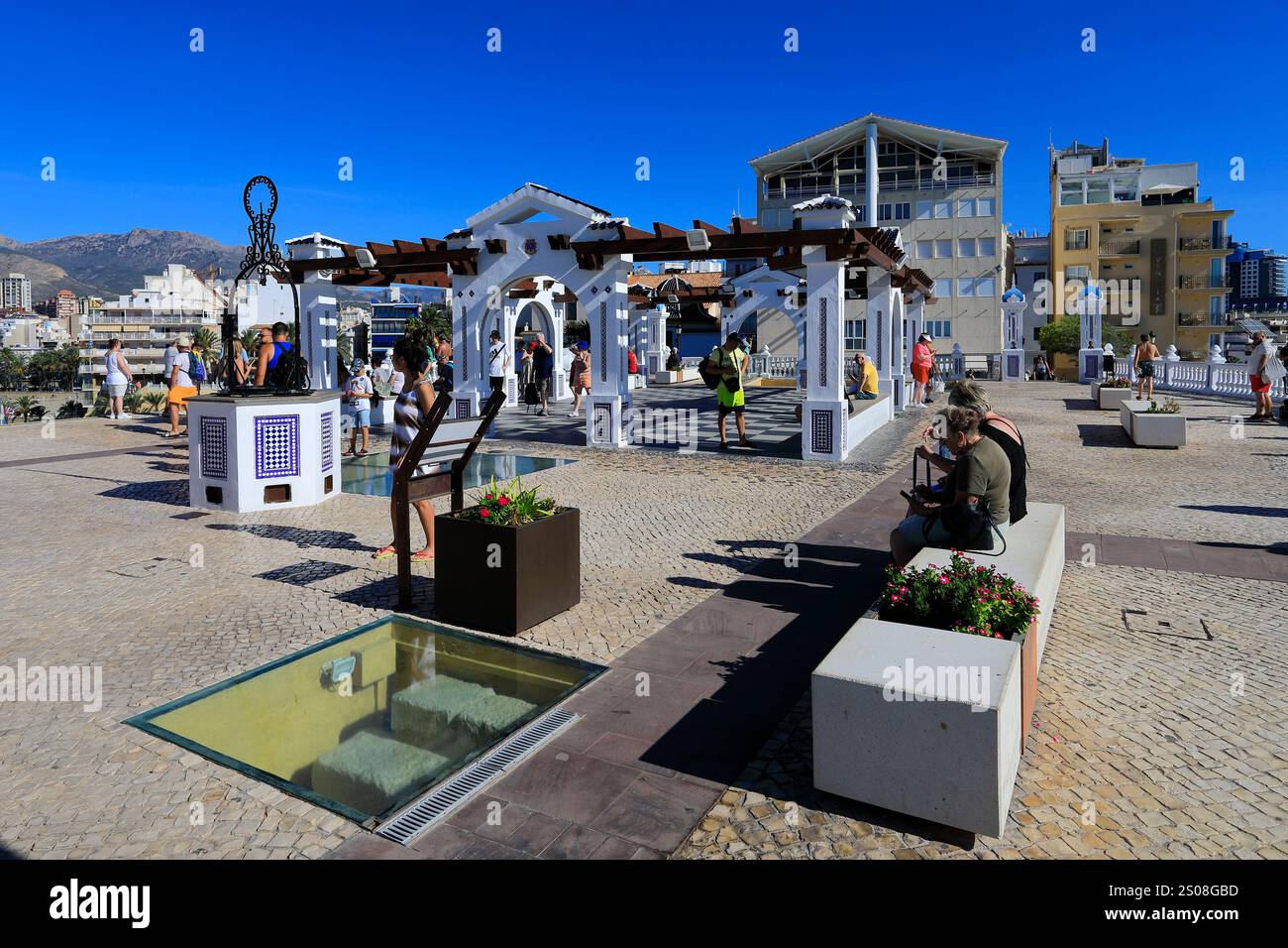 The Castle Viewpoint - Balcony of the Mediterranean, Old town Benidorm ...