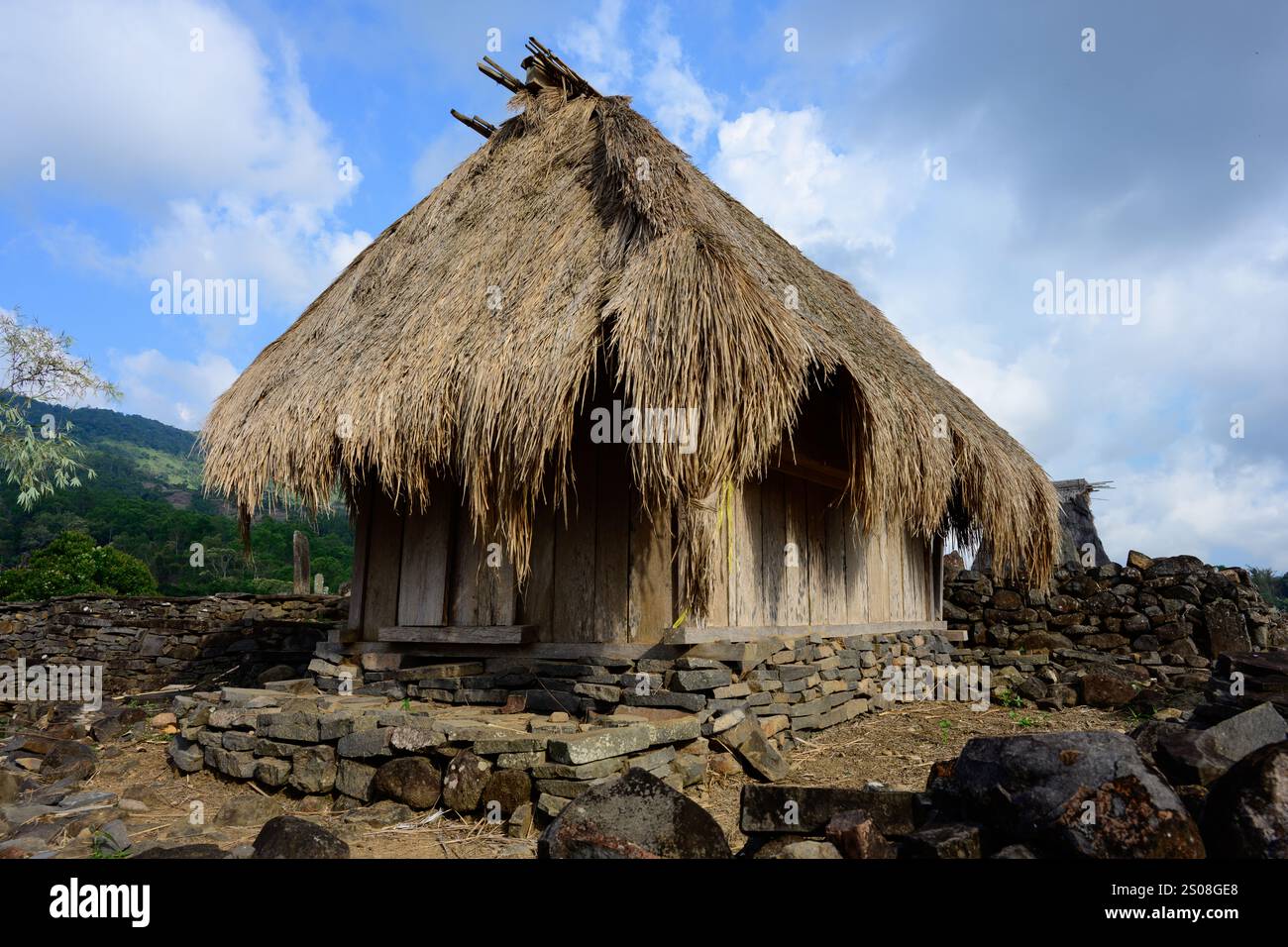 Wologai Traditional Village Tribal House of the Lio Tribe in Flores ...