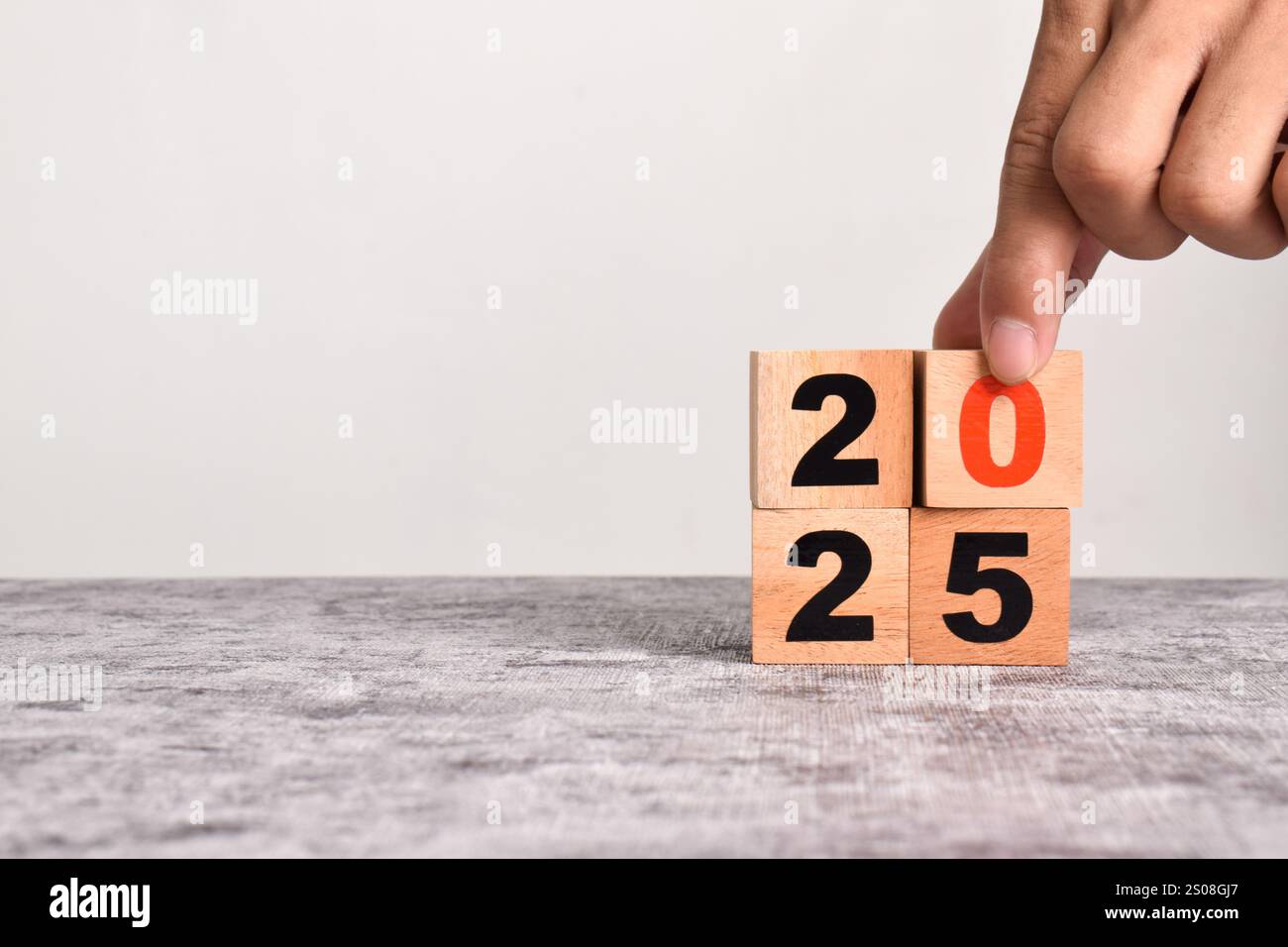 Starting new year 2025. Beginning and start of new year 2025. New year ...