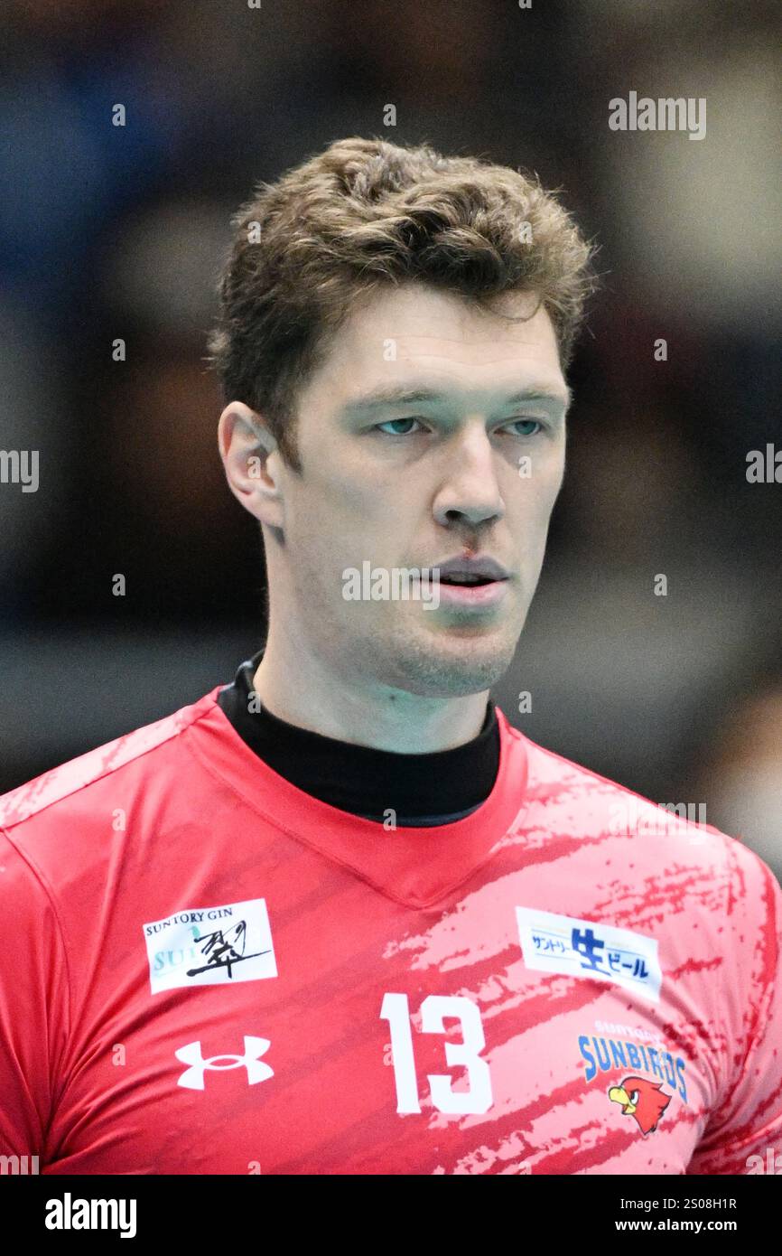 Osaka, Japan. Credit: MATSUO. 22nd Dec, 2024. Dmitriy Muserskiy () Volleyball : 2024 All Japan ...