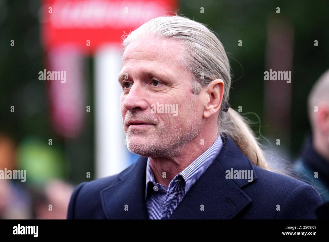 Former football player Emmanuel Petit on King George VI Chase Day at ...