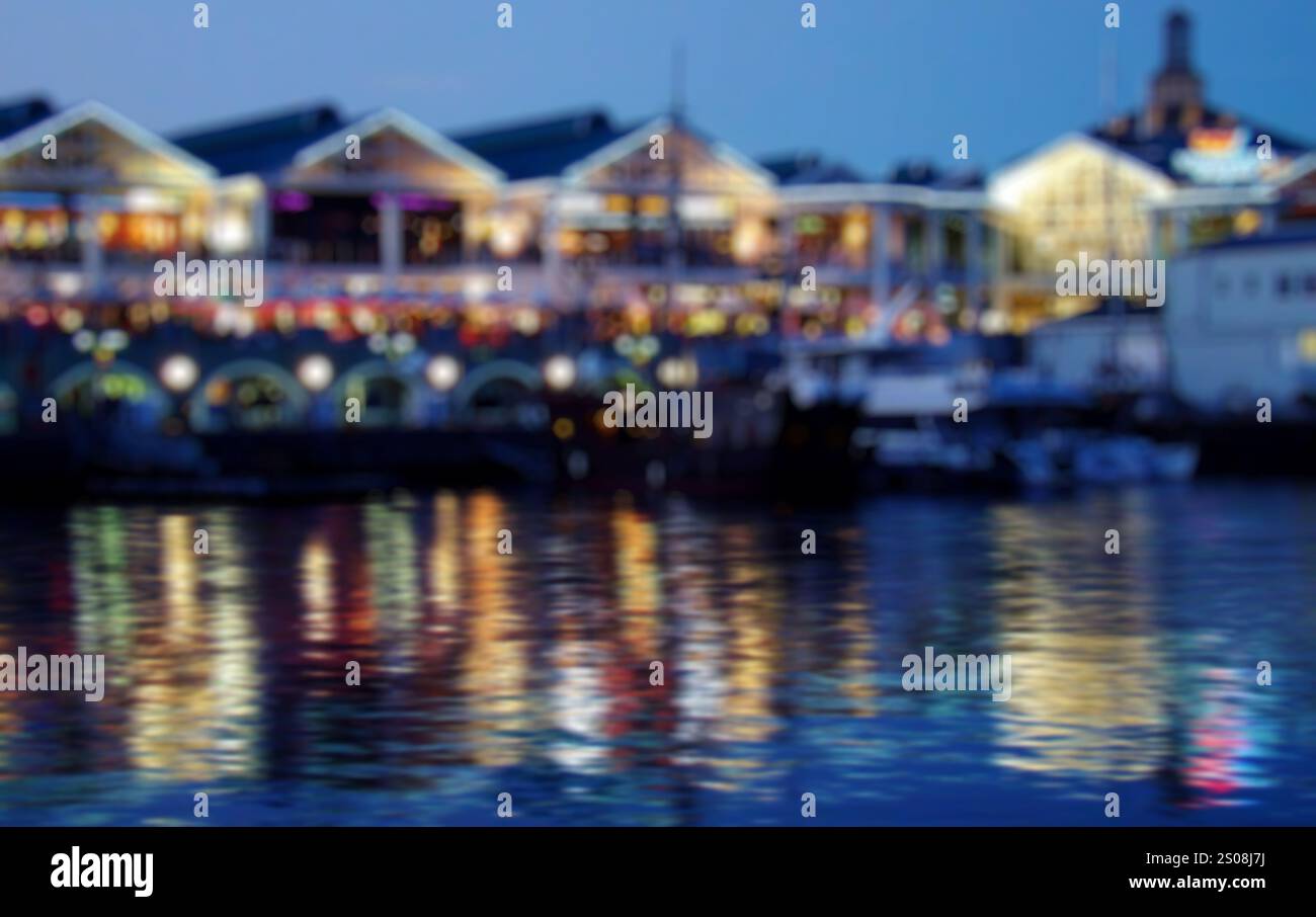 South Africa Cape Town. Abstract Blurred Bokeh Architectural Urban ...