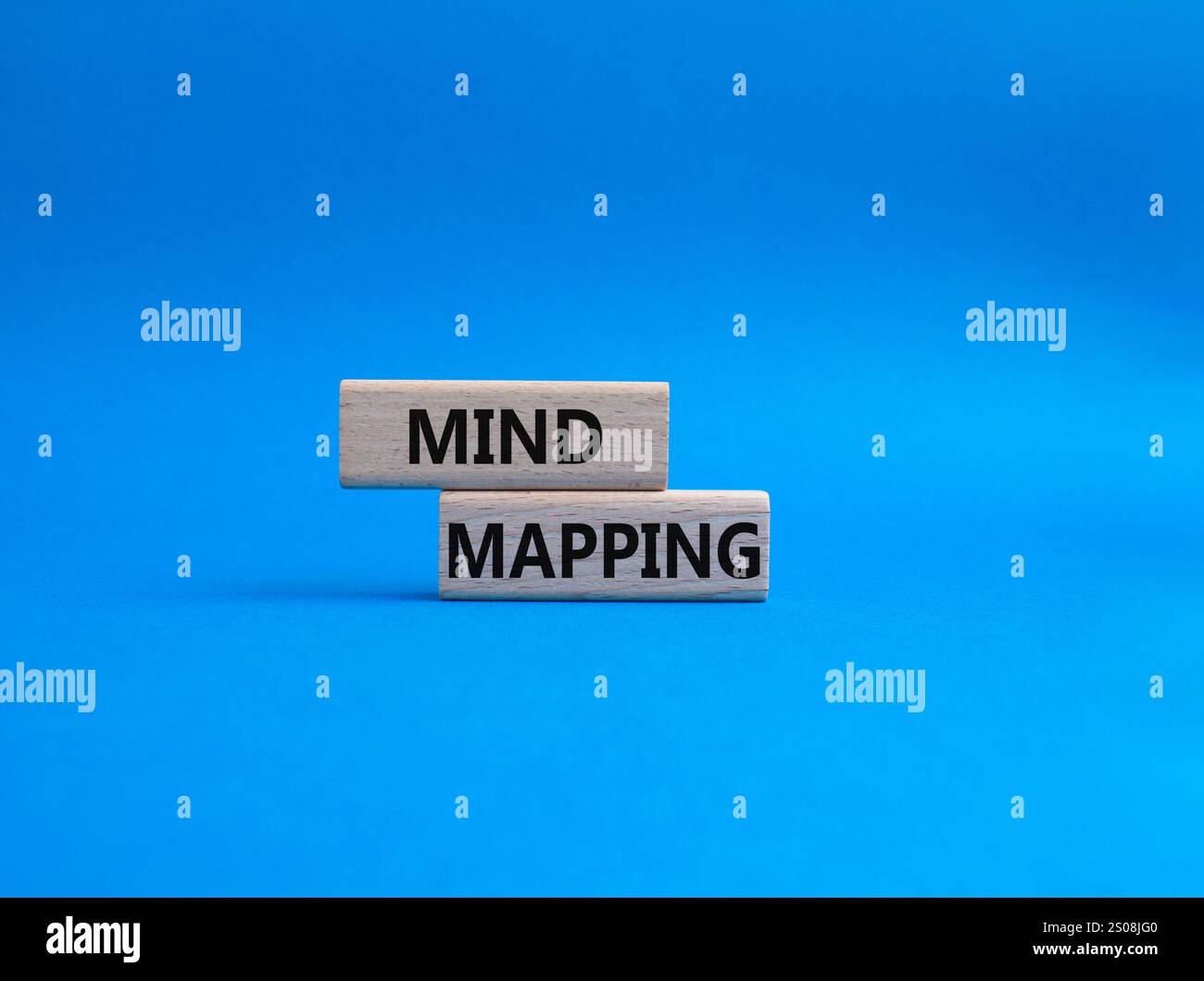 Mind Mapping symbol. Concept word Mind Mapping on wooden blocks ...