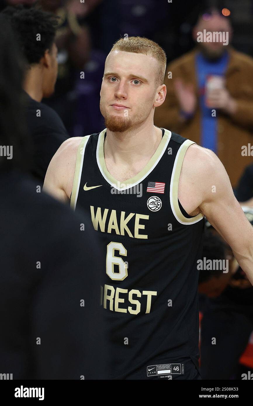 CLEMSON, SC - DECEMBER 21: Wake Forest Demon Deacons guard Cameron ...