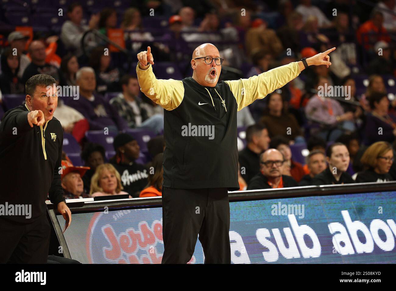 CLEMSON, SC - DECEMBER 21: Wake Forest Demon Deacons head coach Steve ...