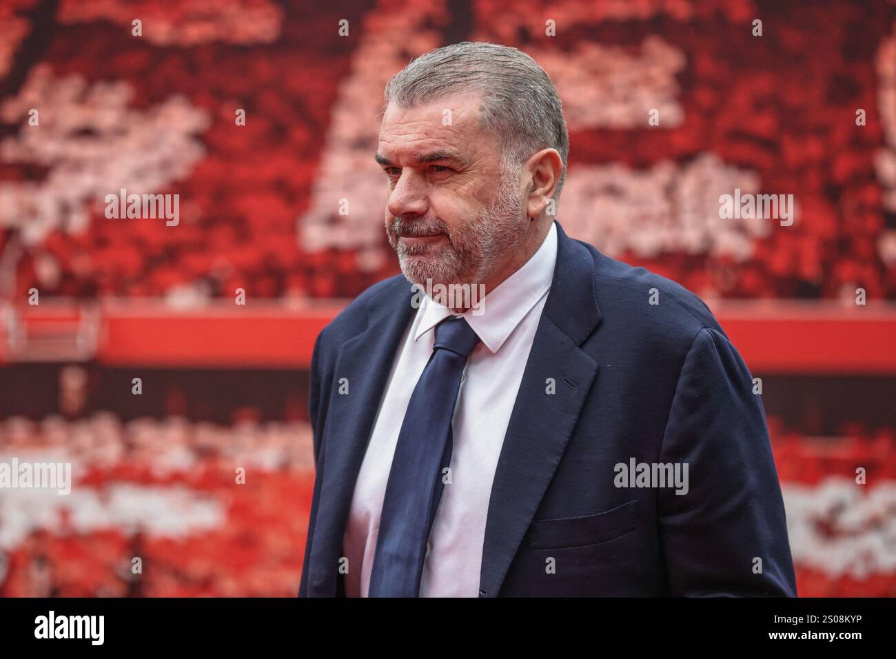 Ange Postecoglou head coach of Tottenham Hotspur during the Premier ...